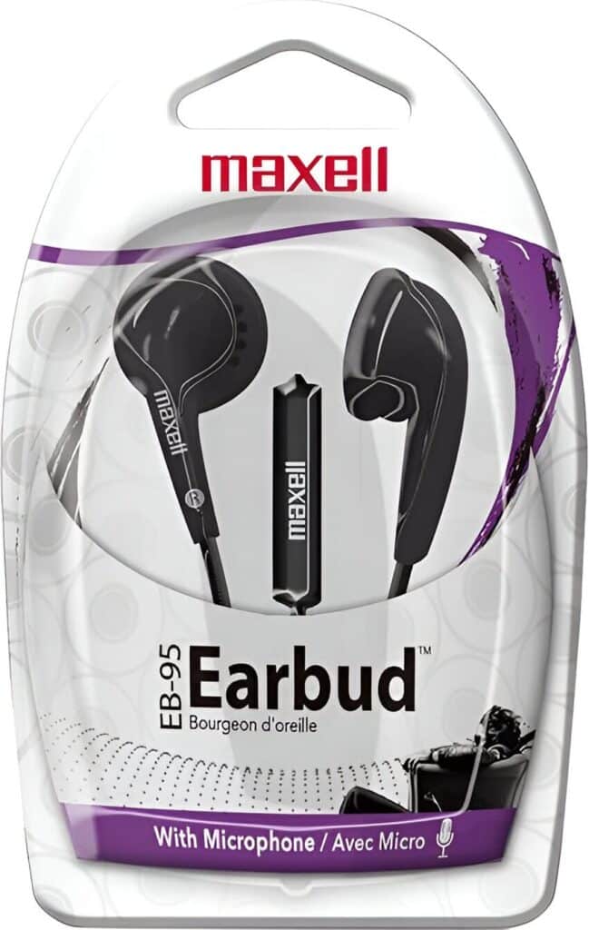 AURICULAR MAXELL EARBUD MIC – Gadget
